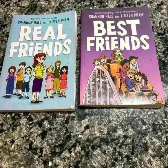 Shannon Hale book | Other | 2 Best Friends Book Real Friends And Best ...